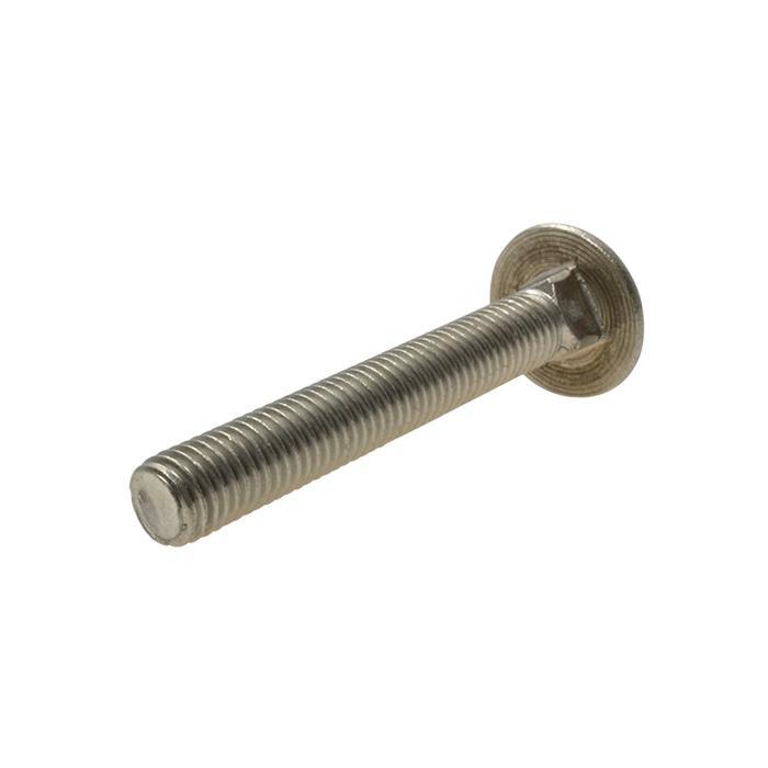 Pack of 2 Stainless M10 (10 mm) x 40mm Cup Head Bolt A4-70 316 Carriage ...