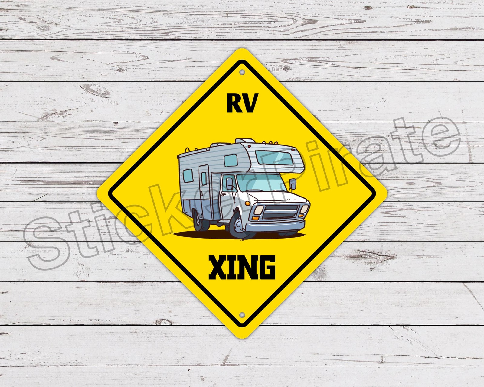 *Aluminum* Rv Crossing Funny Metal Novelty Sign 12"x12" | eBay