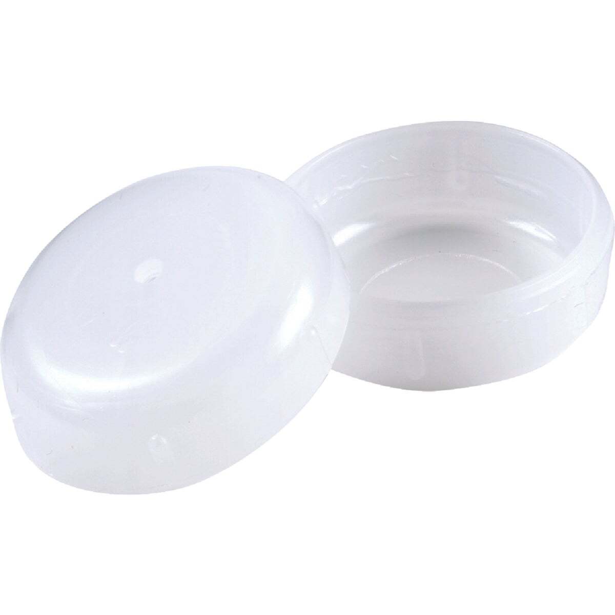 Do it 1-1/2 In. White Round Plastic Patio Furniture Cap For Wrought ...