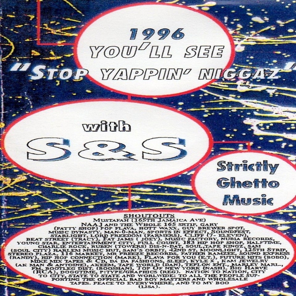 DJ S&S - BAD BOY VOL. 4 STOP YAPPIN - RAP HIP HOP NYC MIXTAPE MIX ...