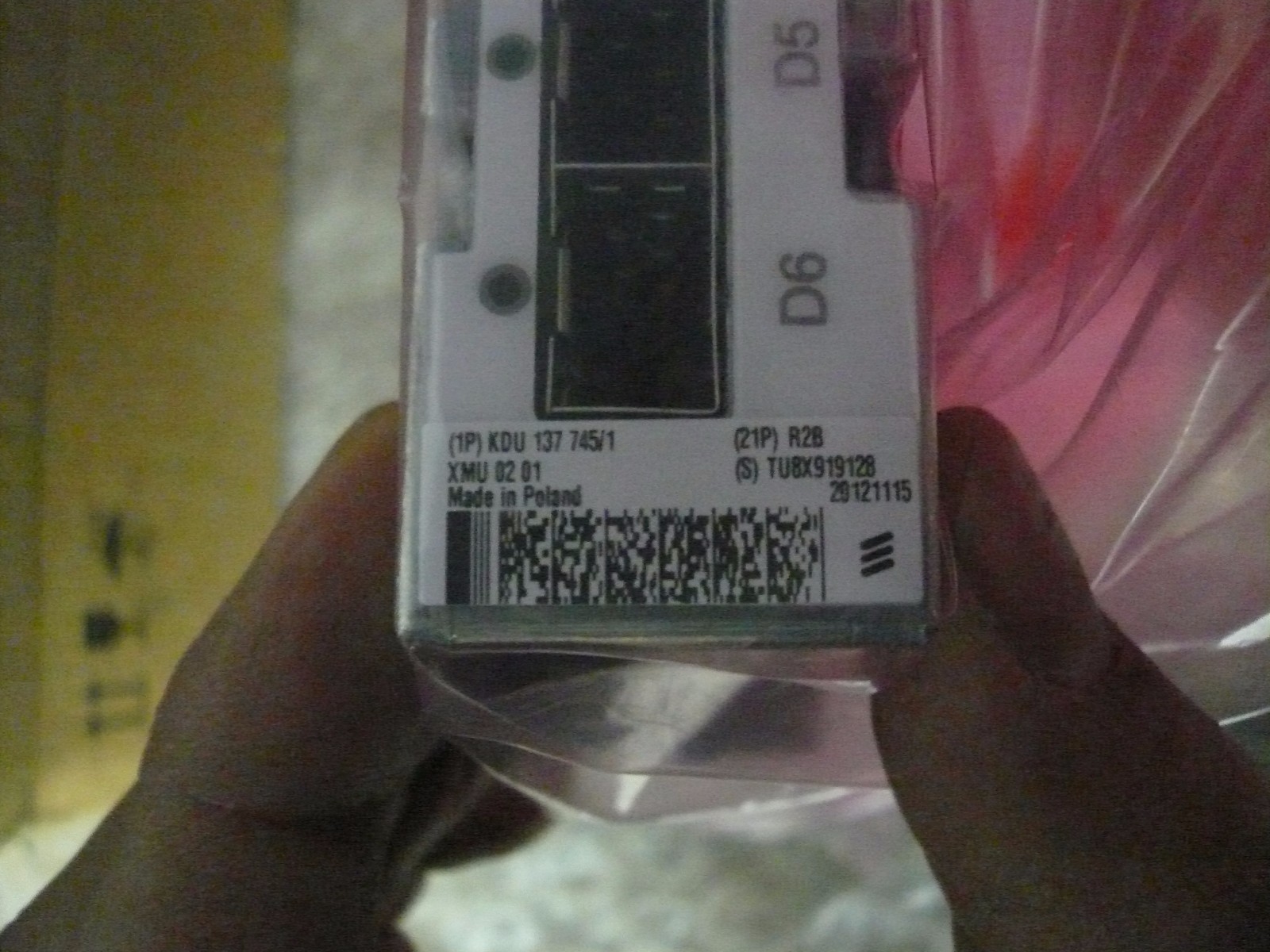 Ericsson KDU KDU 137 745/1 xmu 02 01 WITH RPM 253 3577/2000 POWER CABLE ...