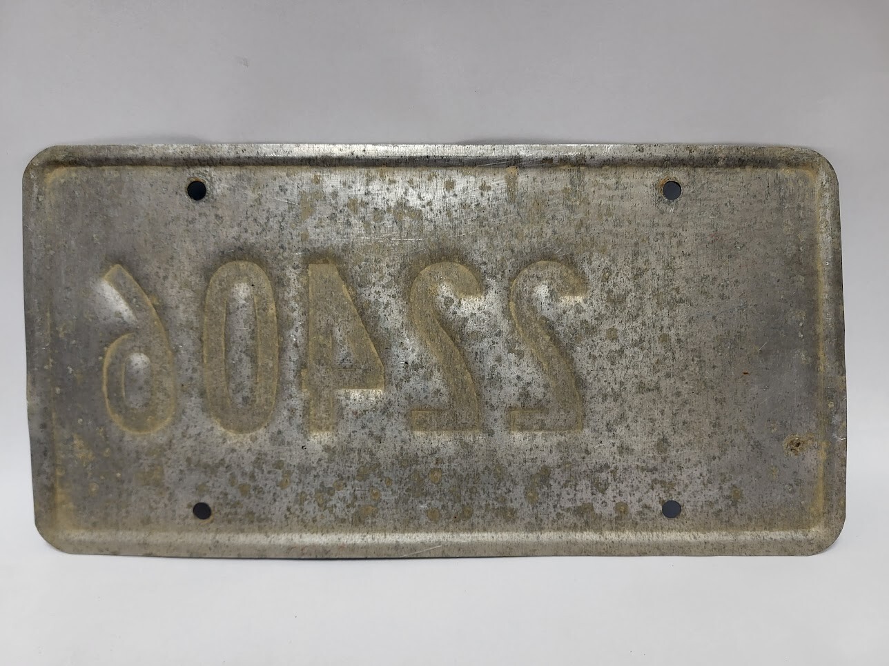 Red Lake Band Of Chippewa Nation License Plate Early Minnesota Embossed ...