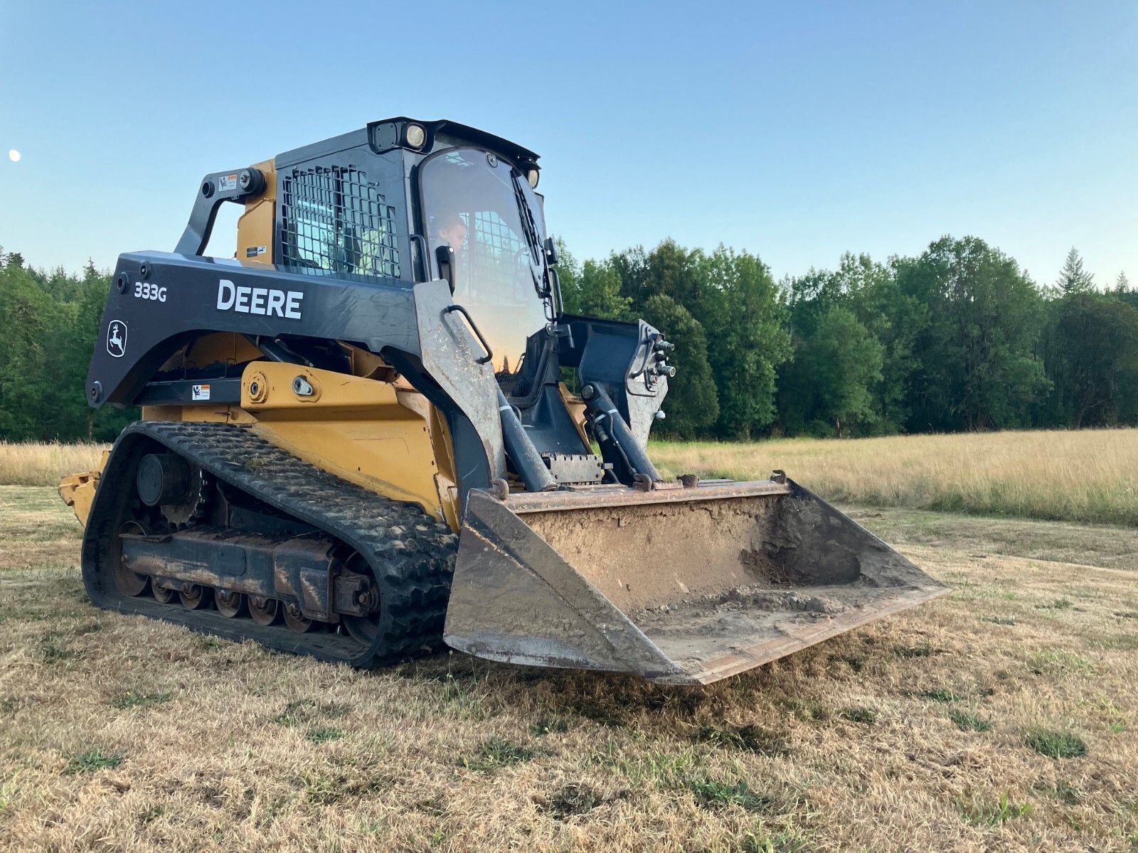 2017 John Deere 333G Track Loader / With FAE Mulching Head, Grapple ...
