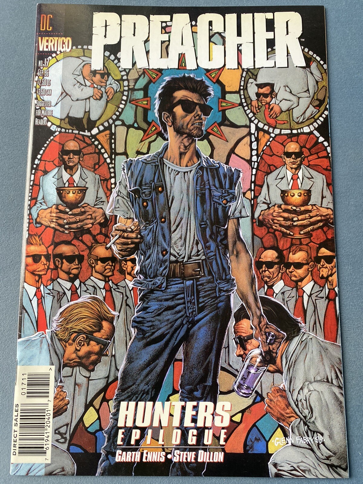 DC Comics Preacher 1996 #17 Garth Ennis Dillon Glenn Fabry 1ST PRINT ...