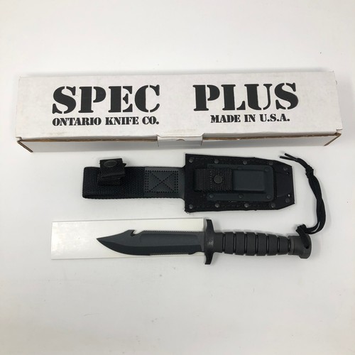 Spec Plus SP24 Ontario Knife Company USA Fixed Blade Knife SP-24 USN-1 ...