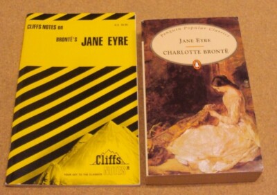 Lot 2 PB Jane Eyre by Charlotte Bronte + CliffsNotes Study Guide | eBay