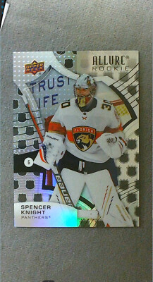 2021-22 Upper Deck Allure NHL Shield 2005 #135 Spencer Knight RC ...