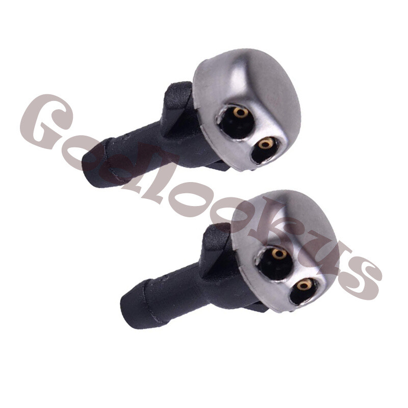 Qty 2 Washer Wiper Water Spray Nozzle Jet Part For Mercedes Benz R107 ...