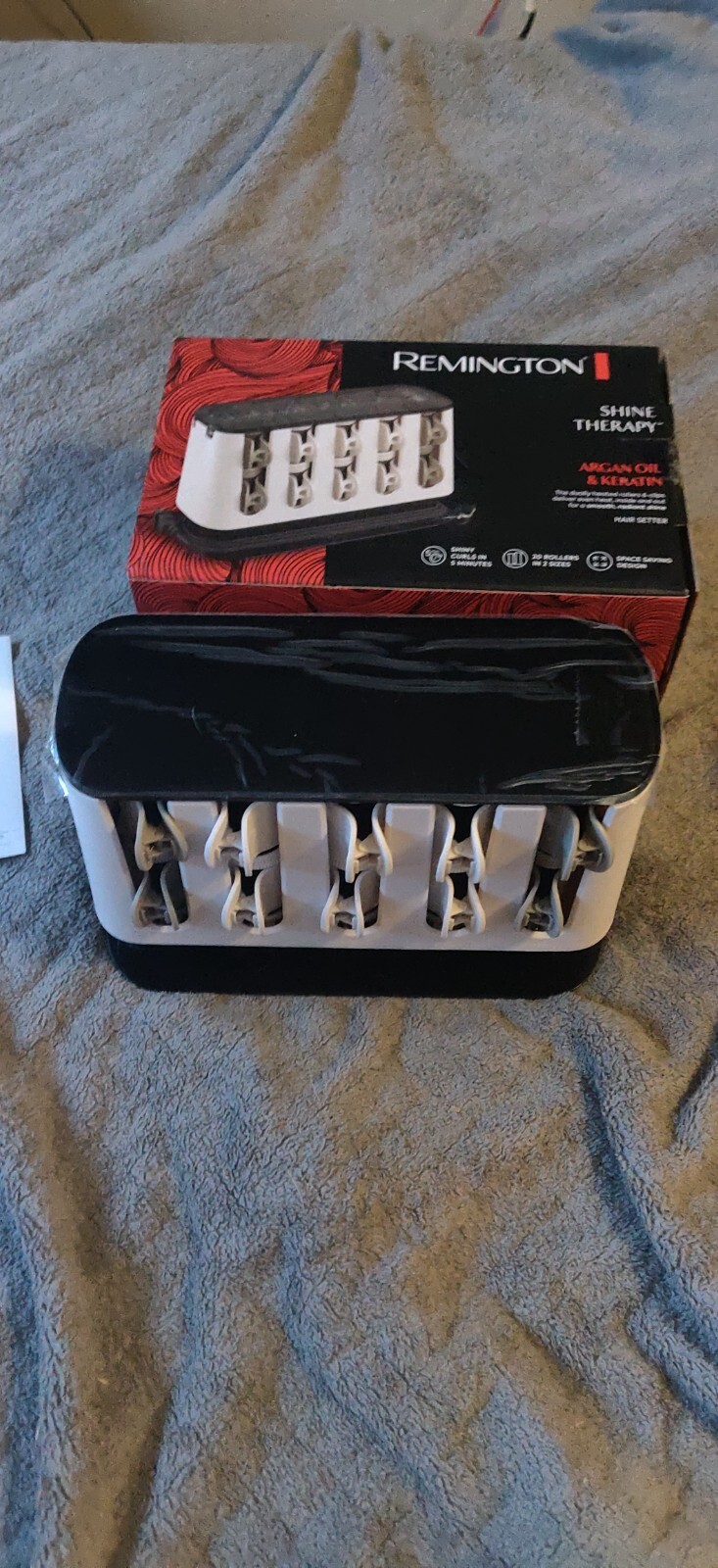 Remington Shine Therapy Argan Oil & Keratin Treated Hair Setters/Hot ...