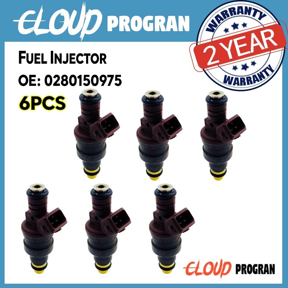 6PCS Fuel Injector 0280150975 Fit For GM Omega Silverado 4.1 V6 NEW | eBay