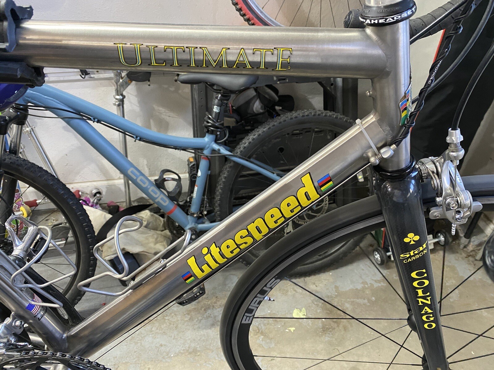 Vintage Litespeed Ultimate Titanium Road Bicycle Campagnolo Record | eBay