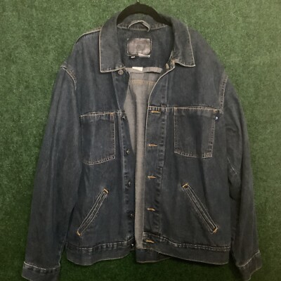 Joe Boxer 8 Ball Denim Jacket Size XL Trucker Coat | eBay