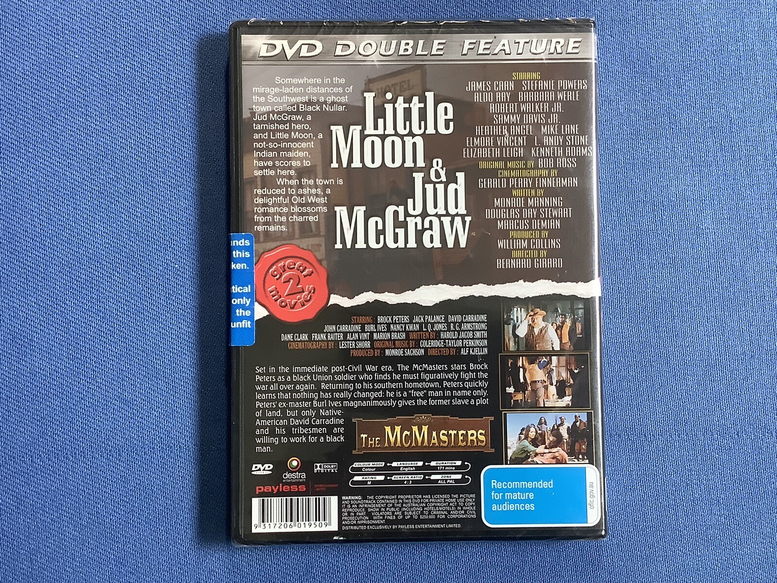 Little Moon and Jud McGraw & The McMasters James Cann 2 Movie Set DVD ...