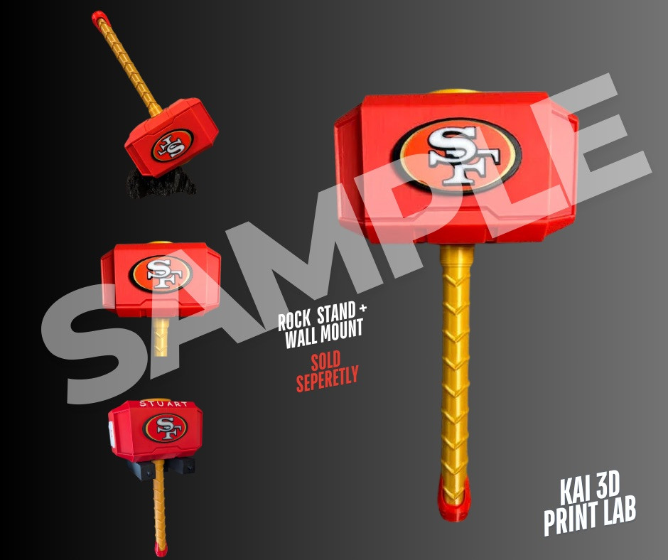 Custom 3D-Printed Thor Team Hammers – Fully Personalized! Miami ...