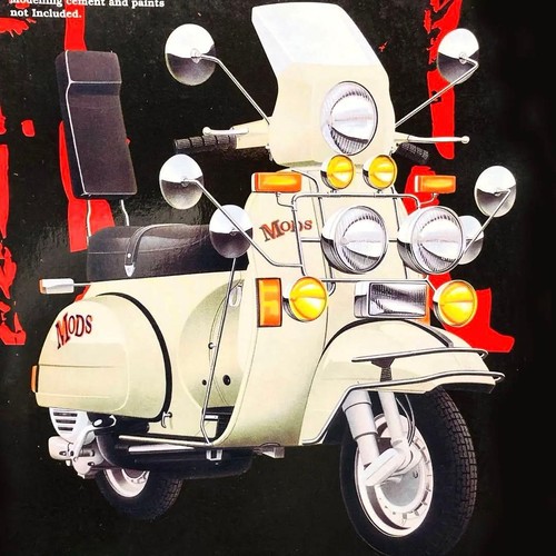 Limited Edition Vespa Mod Plastic Model Unused | eBay UK
