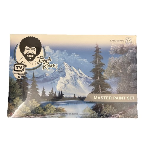 Bob Ross Master Paint Set 15-Piece Kit Oil Colors w/ Brushes 750016510 ...