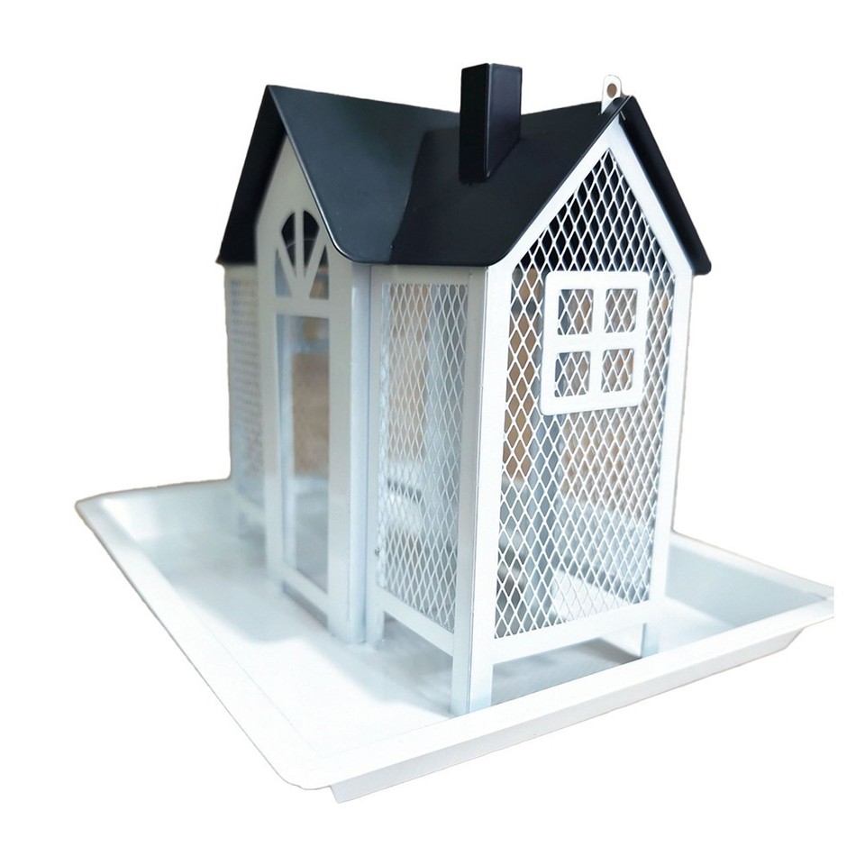 Outdoor Metal Bird Feeder with Easy Refill Feature Perfect for Gardens ...