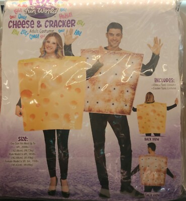 Couples Cheese & Cracker Costume Set | eBay