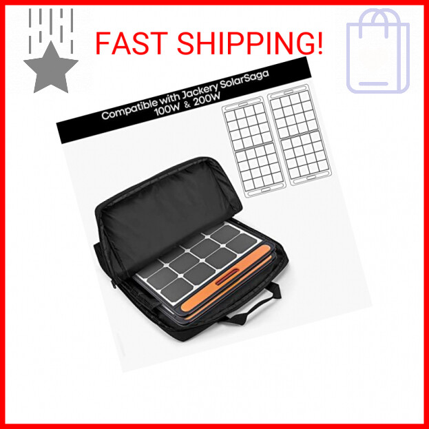 Solar Panel Storage Bag Compatible with Jackery SolarSaga 100W 100X ...