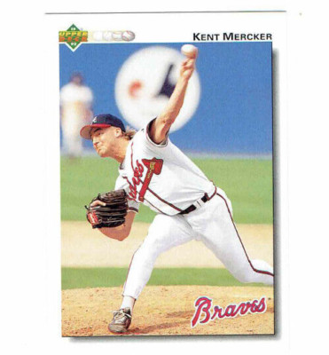 Kent Mercker Atlanta Braves Pitcher #472 Upper Deck 1992 #Baseball Card ...