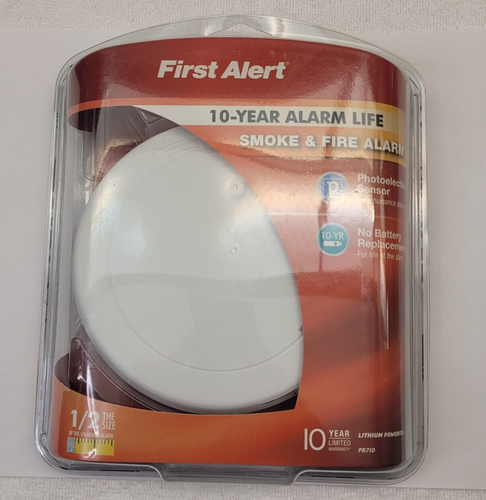 First Alert 10-Year Smoke & Fire Alarm Lithium PR710 29054014481 | eBay