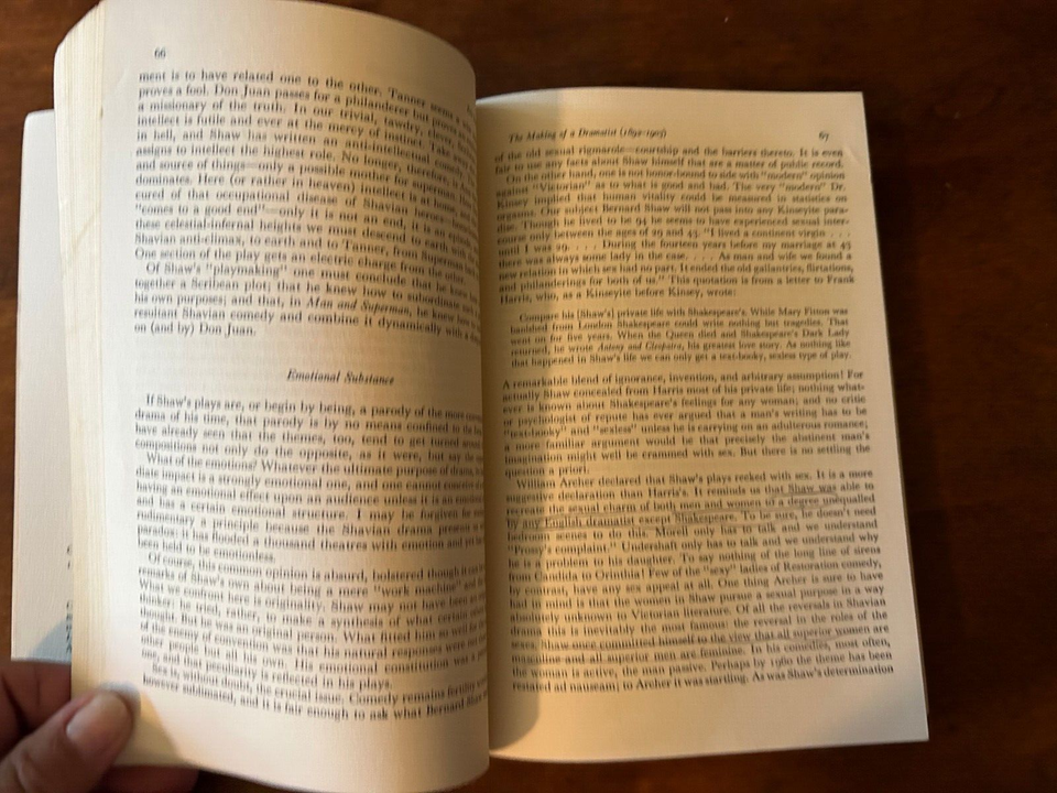 G.B. Shaw: A Collection of Critical Essays Edited by R.J. Kaufmann | eBay