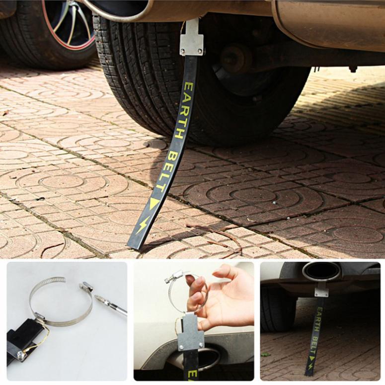 Car Safe Anti-Static Strip Earth Belt Ground Wire Strap Vehicle Driving ...