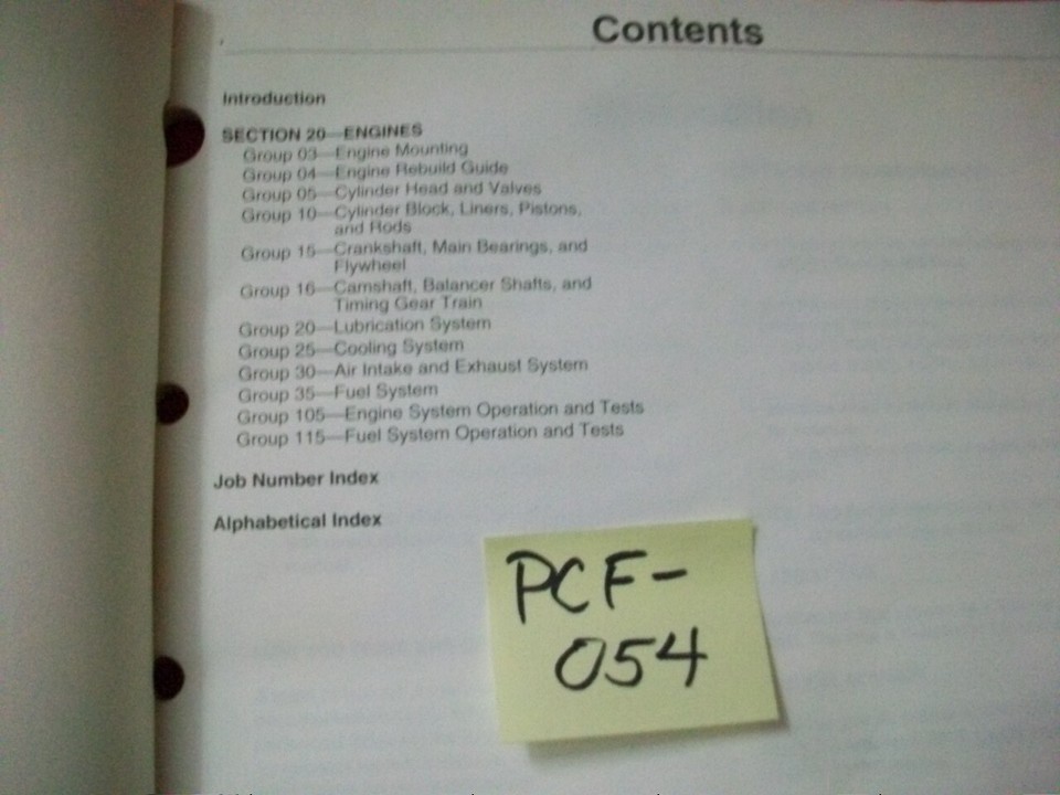 JOHN DEERE LABOR/SERVICE PRICING GUIDE SERIES 300 OEM & MARINE DIESEL ...