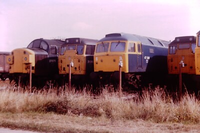 1980s British Rail BR Diesel Loco 47249 37075 March Anglia Railway ...