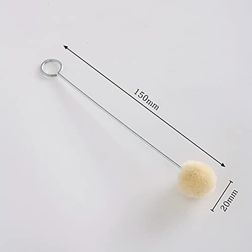 50 Pcs Wool Daubers Ball Brush Leather Dye Tool With Metal Handle ...