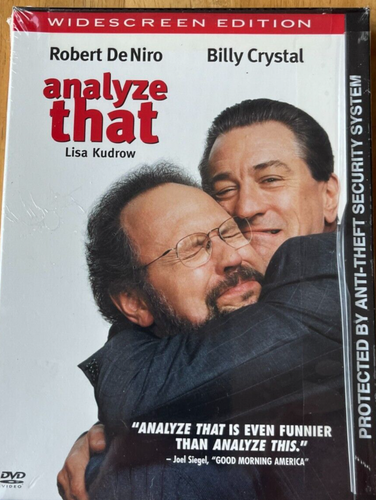 Analyze that with Robert De Niro, Billy Crystal - DVD (New/Unopened ...