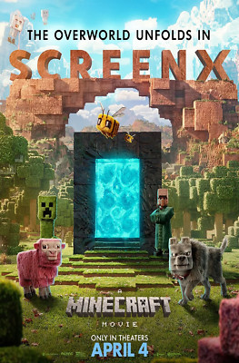Minecraft Movie Poster Minecraft The Movie 11 x 17 Inch Poster 2025 ...
