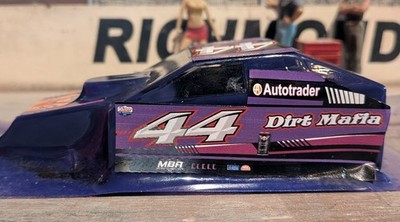1/32 Painted #44 UMP Dirt Modified Fits Womp Chassis Lexan Slot Car ...