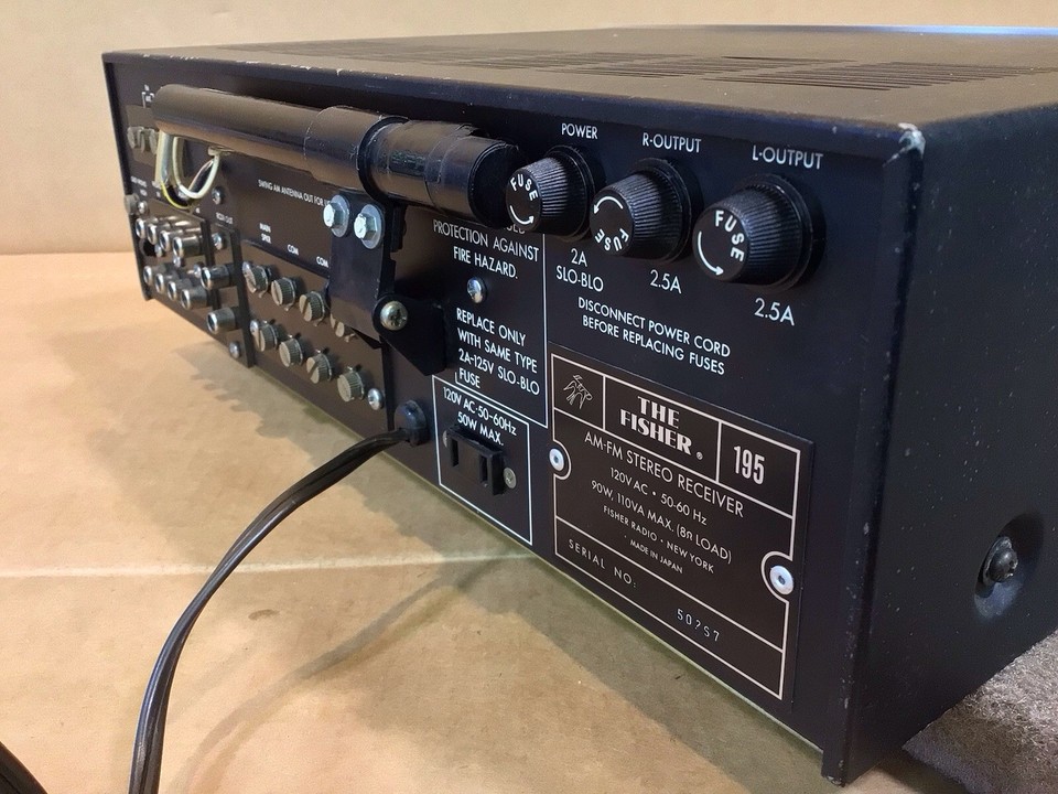 The Fisher 195 STEREO Solid State AM/FM Receiver. Thoroughly Tested ...
