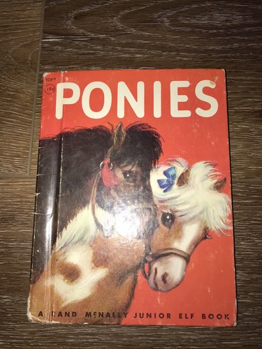 VINTAGE 1953 PONIES Book Children Reading Education | eBay