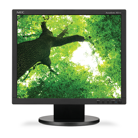 NEC Display Solutions AccuSync As172-bk 17in. LED Backlit LCD Monitor ...