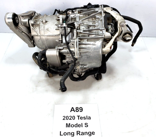 16-20 OEM Tesla Model S AWD Front Drive Unit Engine Electric Motor 76k ...