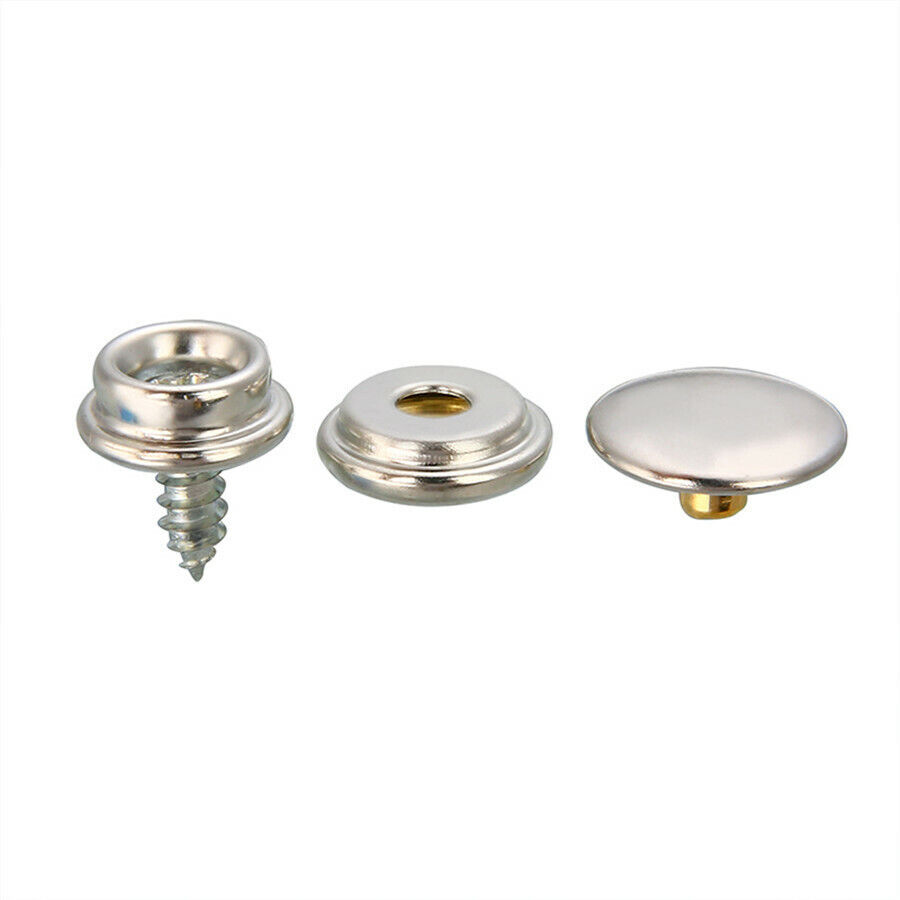 150pcs Stainless Steel Boat Marine Canvas Snap Cover Button Socket ...