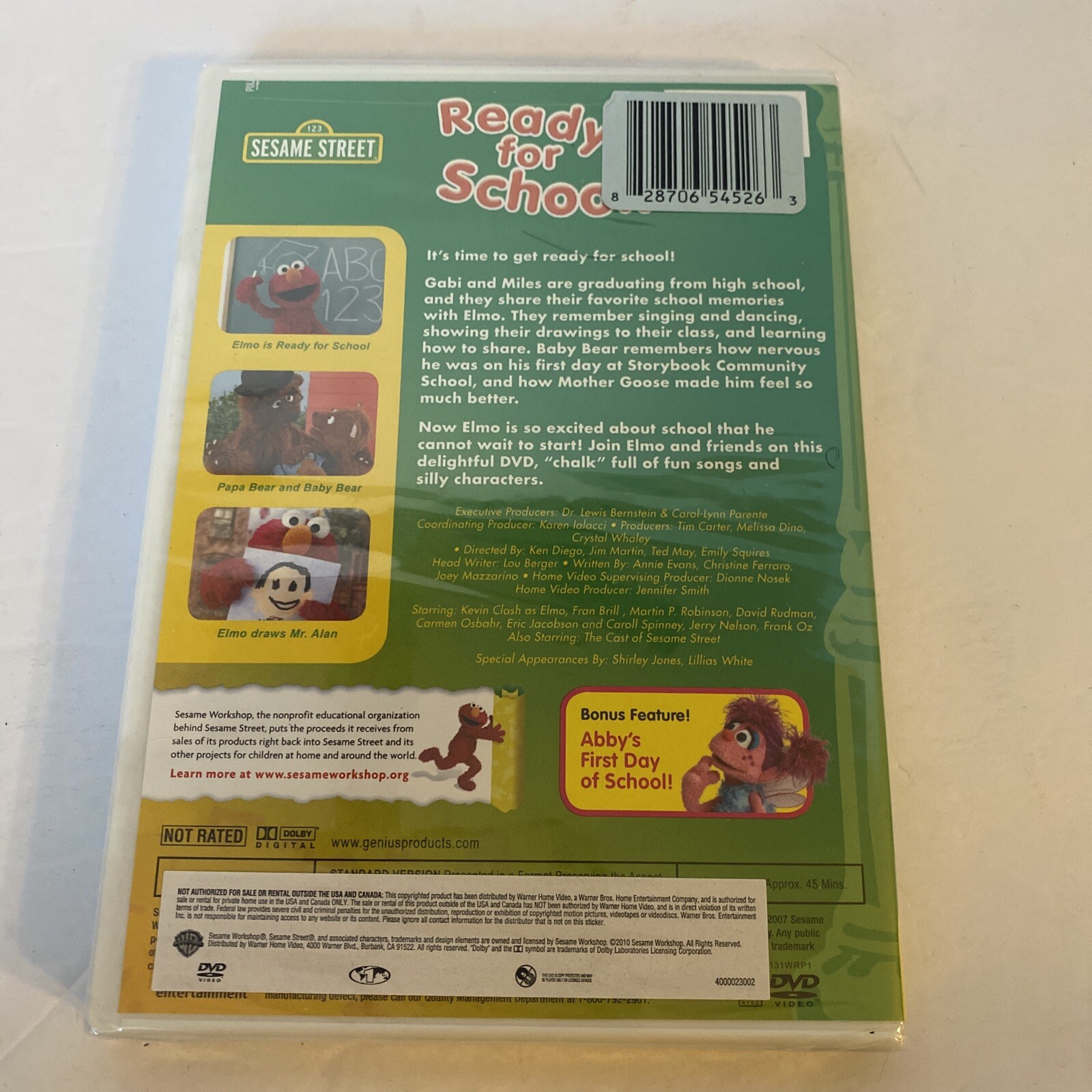 Sesame Street - Ready for School (DVD, 2007) Elmo New Sealed ...
