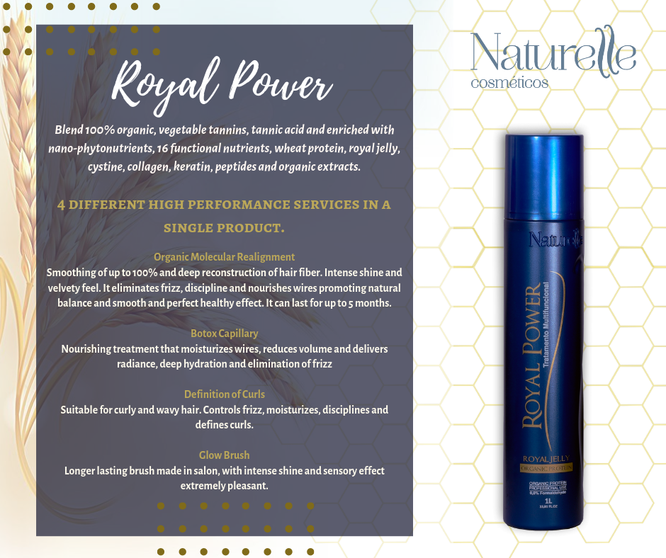 Royal Power Organic Multifunction Protein Capillary Alignment 1L - Naturelle | eBay