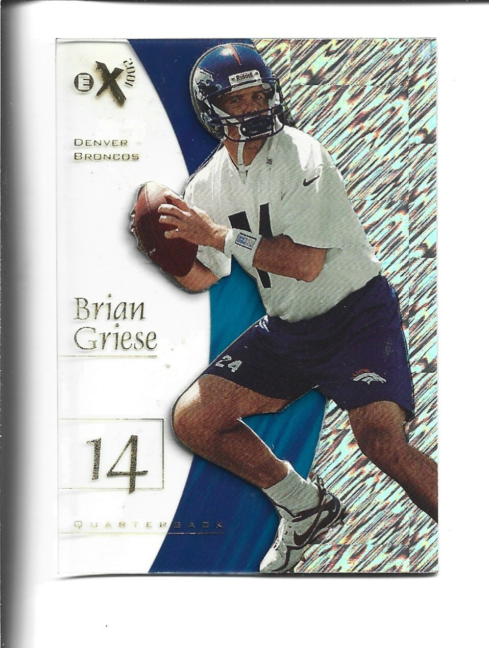 1998 SkyBox E-X #49 Brian Griese acetate RC, Michigan Wolverines | eBay