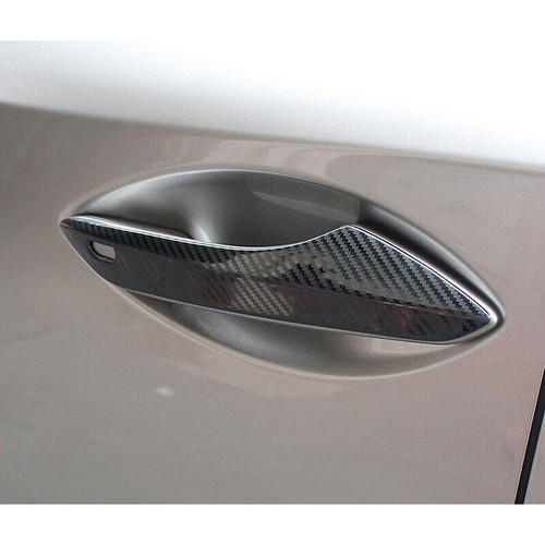 For Lexus NX200t 300h 2015-21 Carbon Fiber Steel Side Door Handle Cover ...