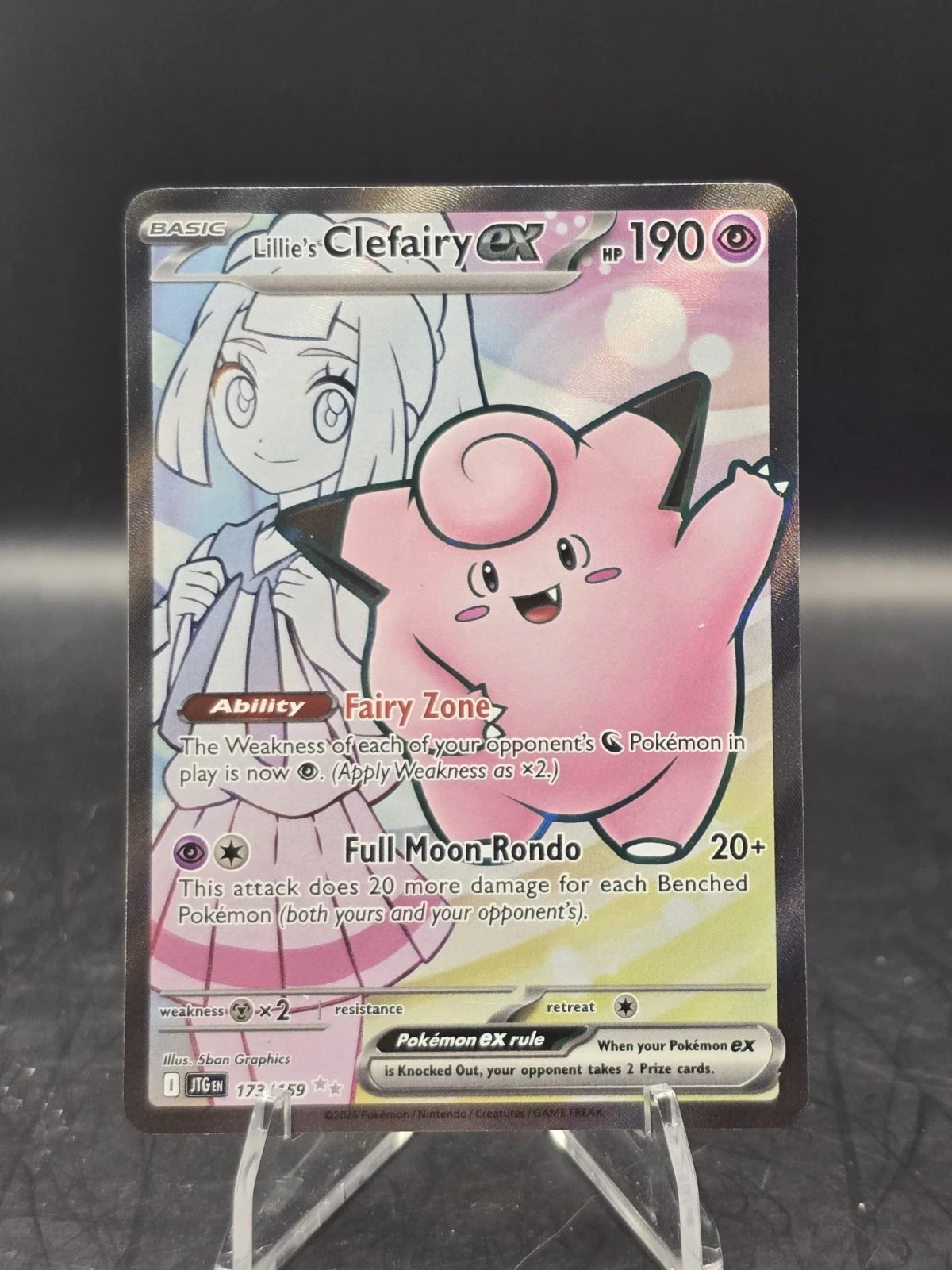 Lillie's Clefairy ex 2025 Scarlet & Violet: Journey Together #173/159 ...