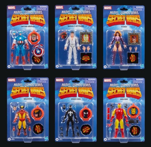 Marvel Legends Secret Wars Complete Set of 6 Figures Wave 1 NIB Sealed ...