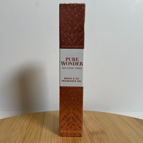 Bath & Body Works Pure Wonder Brush & Go Fragrance Perfume Gel 0.52 fl ...