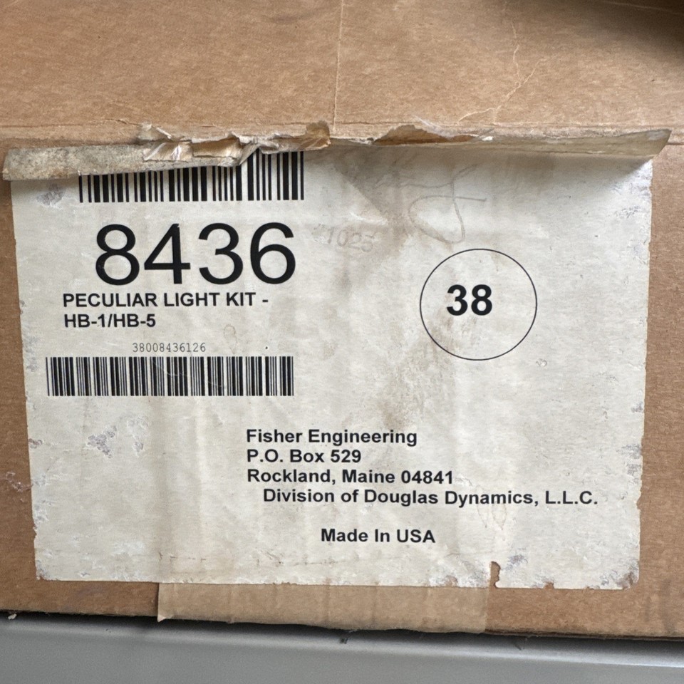 Western Fisher 8436 HB1 Or HB5 Wiring Kit 4 Port 3 Plug***FAST FREE ...