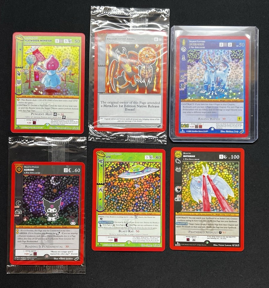 MetaZoo 30 Card Lot Mothman Festival And Much More Possessed Prism ...