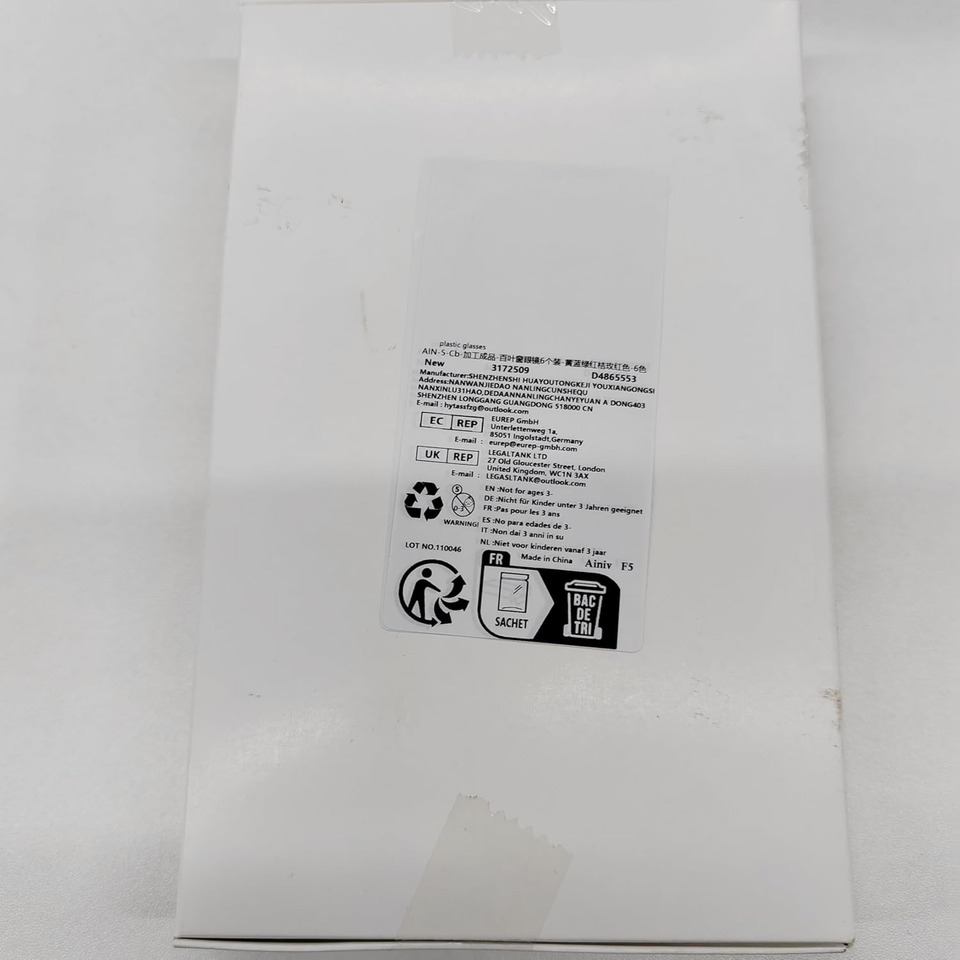 Neon Color Shutter Shadeds Glasses for Kids, Novelty 80S 90S Funny ...