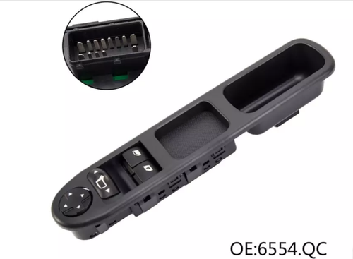 Commande bouton de leve vitre avant gauche pour PEUGEOT 207 9654859677 ...