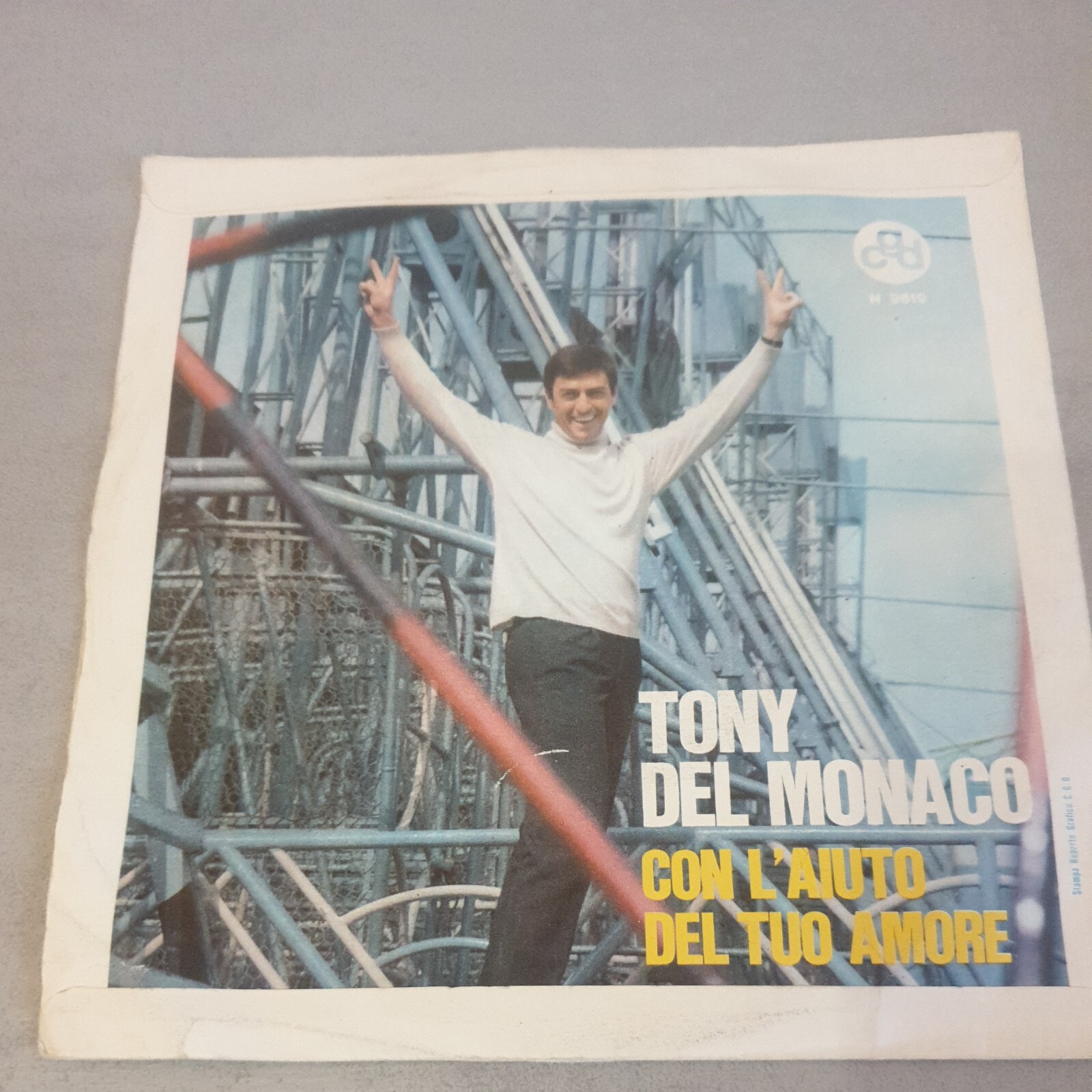 Tony Of Monaco Se The Hip E' Così' With L' Aid Of Your Love 45 Italy Press '66 | eBay